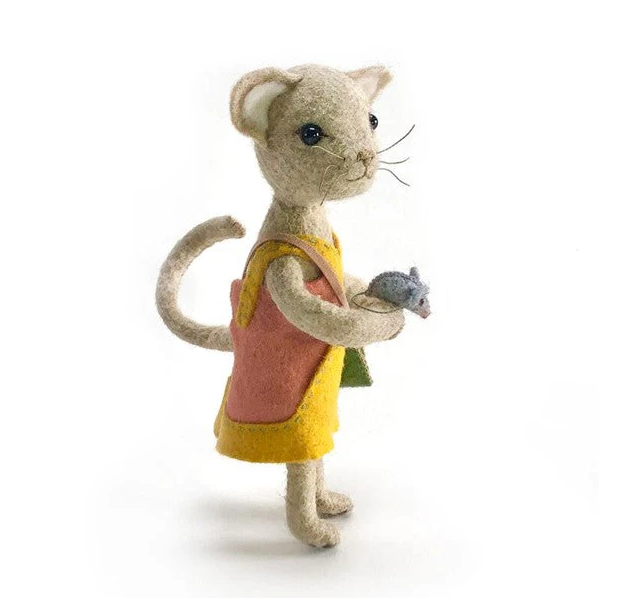 Felt Stitching Kit - Chloe Cat – Olde School Fiber & Craft